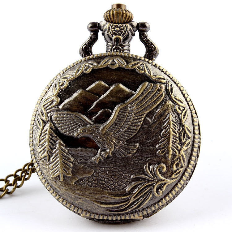 Vintage " Patriotic Eagle" Bronze Pocket Watch – We The People Designs
